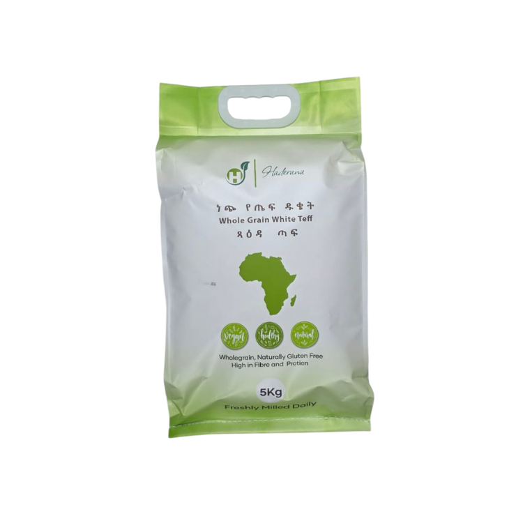 White Teff ጻዕዳ ጣፍ/ ነጭ ጤፍ 5Kg | Osbisy Ecommerce